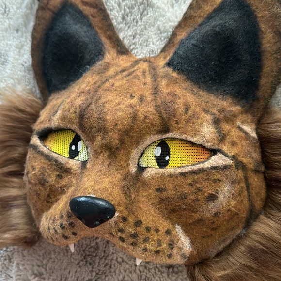 Costumes | Lynx Bobcat Therian Furry Mask Brown Cat | Poshmark